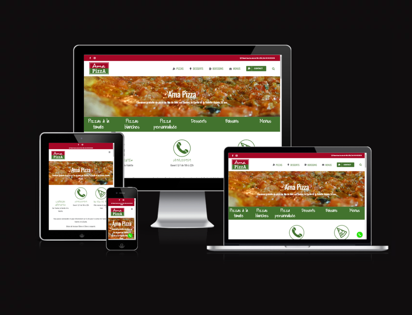 Création du site e-commerce : Ama.pizza